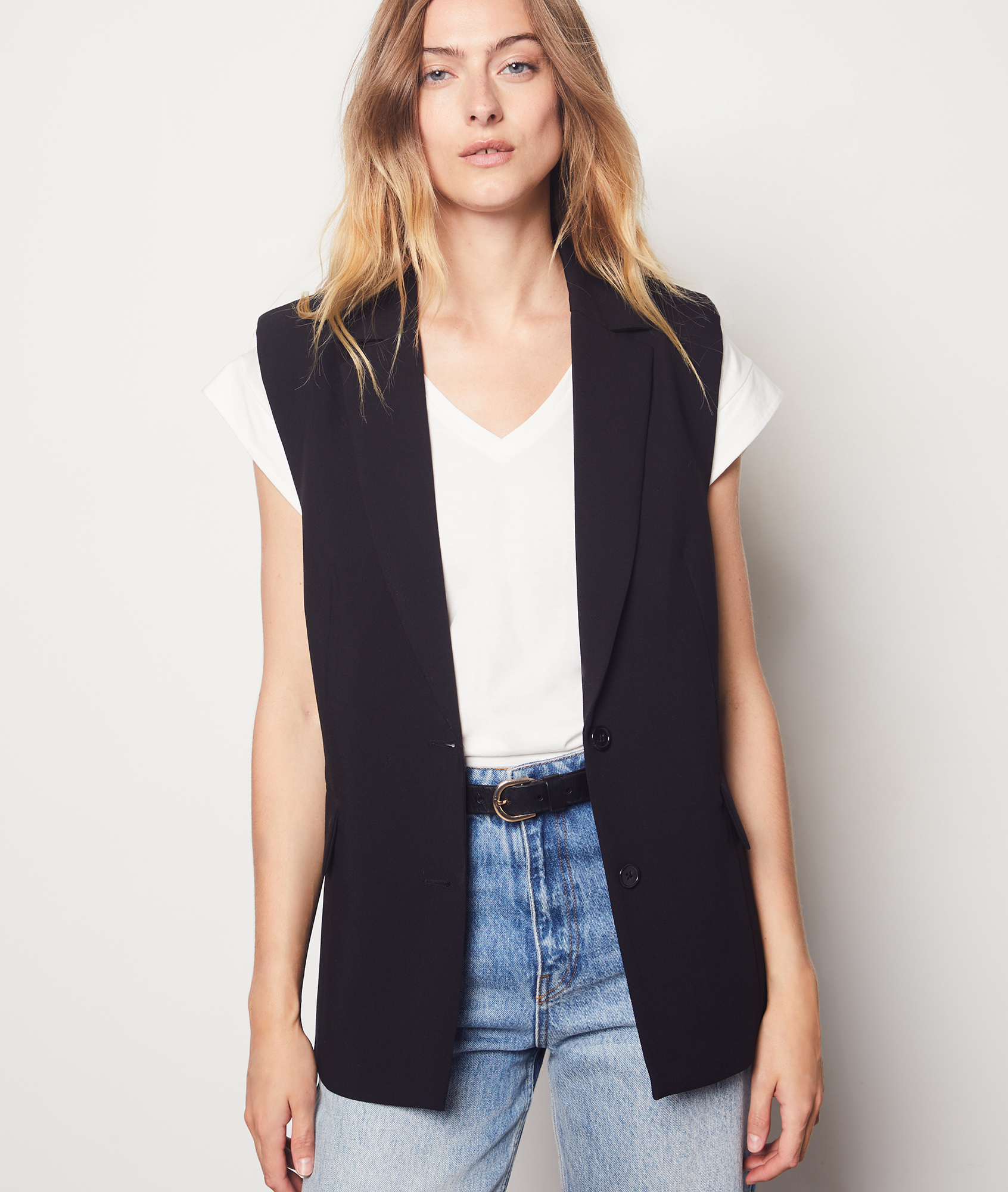 Sleeveless Jacket - JIM - NOIR - ETAM
