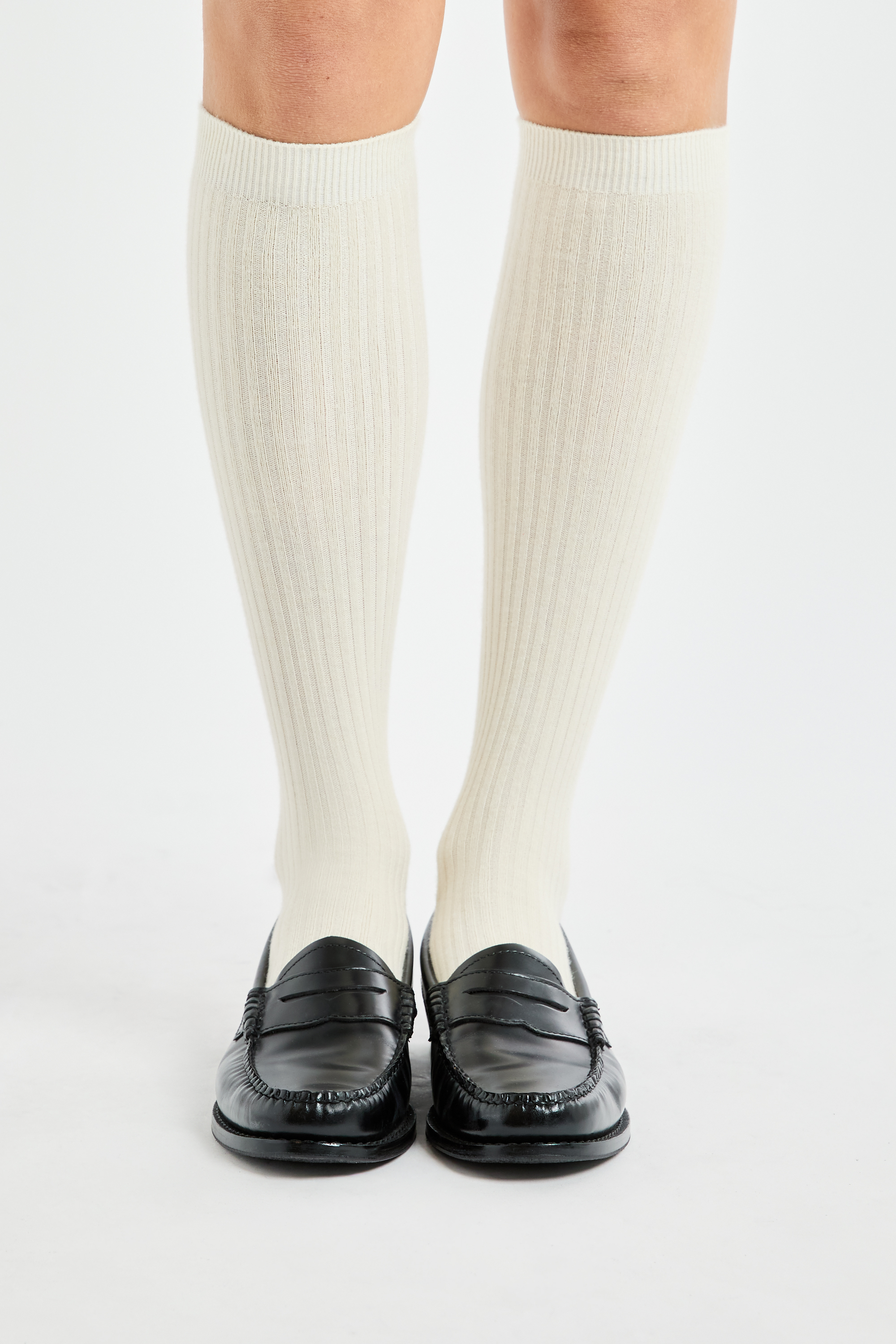 Ribbed Effect Socks - LOLA - ECRU - ETAM