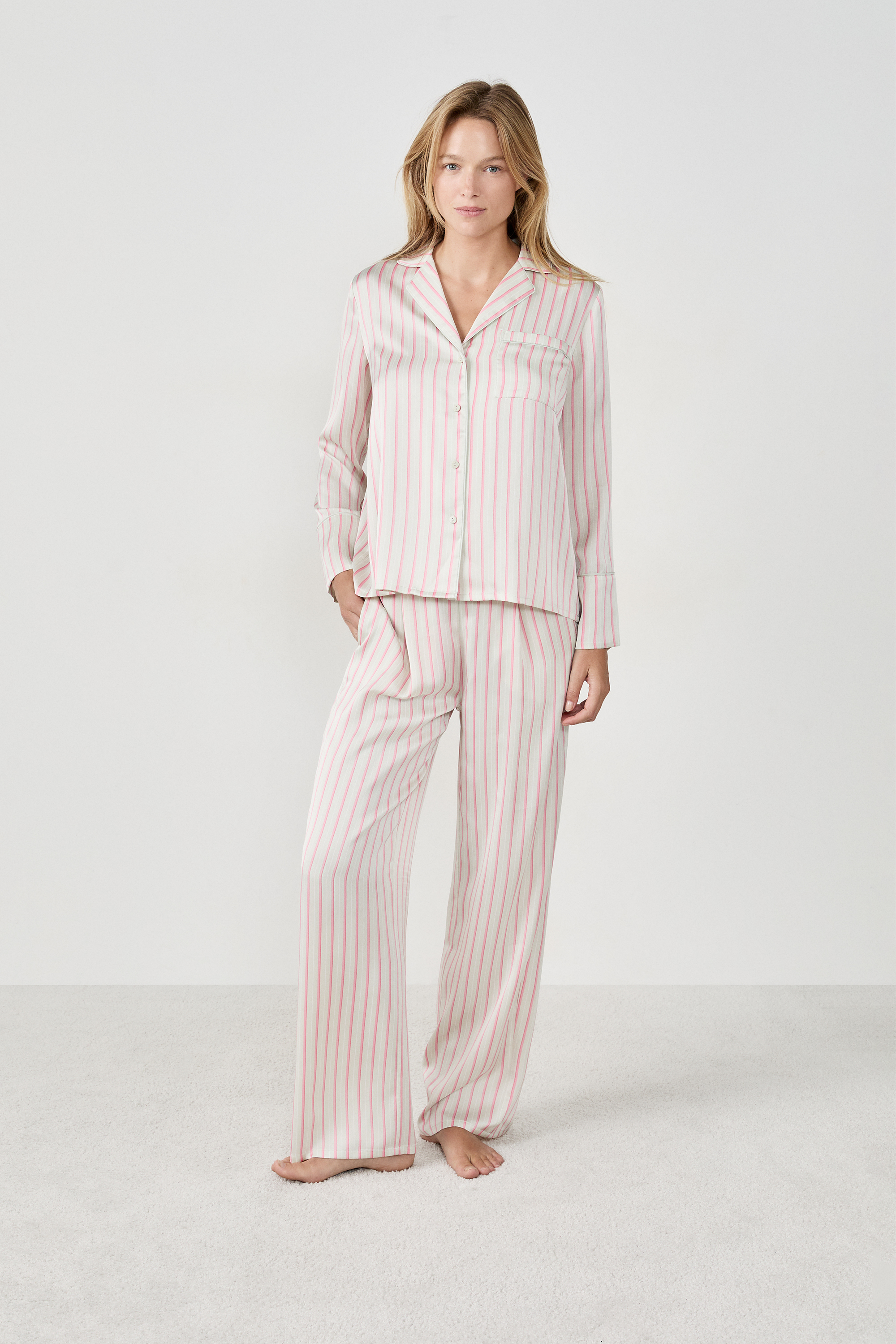 2-Piece Striped Pajamas - LAYNNA - IMP BLEU VERT - ETAM