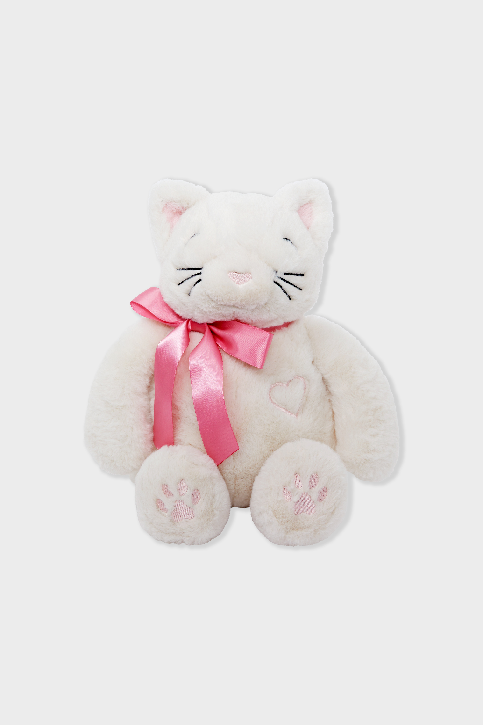 Faux Fur Stuffed Cat - LICAT - ECRU - ETAM