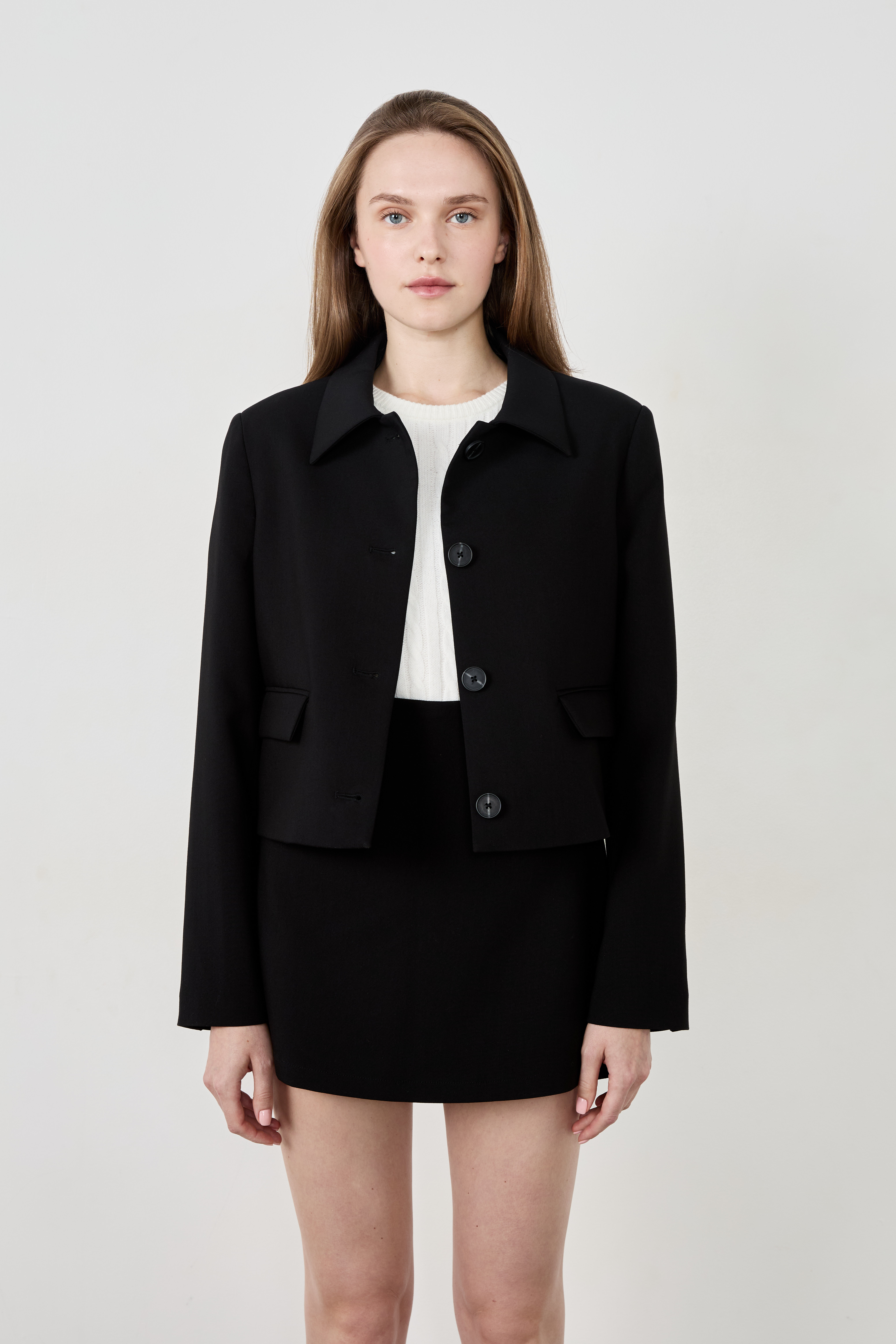 Short Blazer Jacket - ECARE - NOIR - ETAM